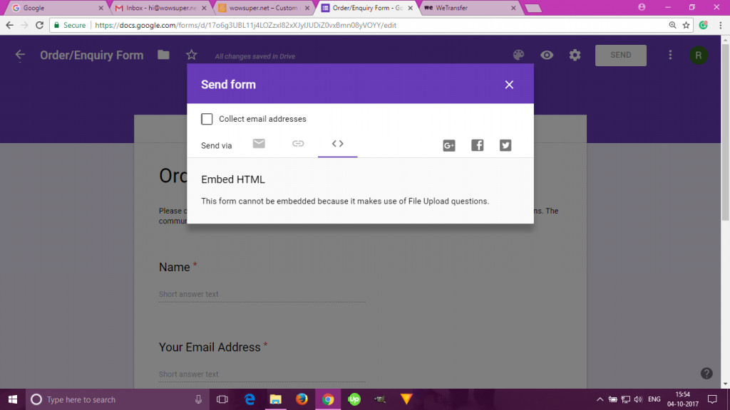 Online Forms: User Uploading Files/Attachments (Google Forms ...